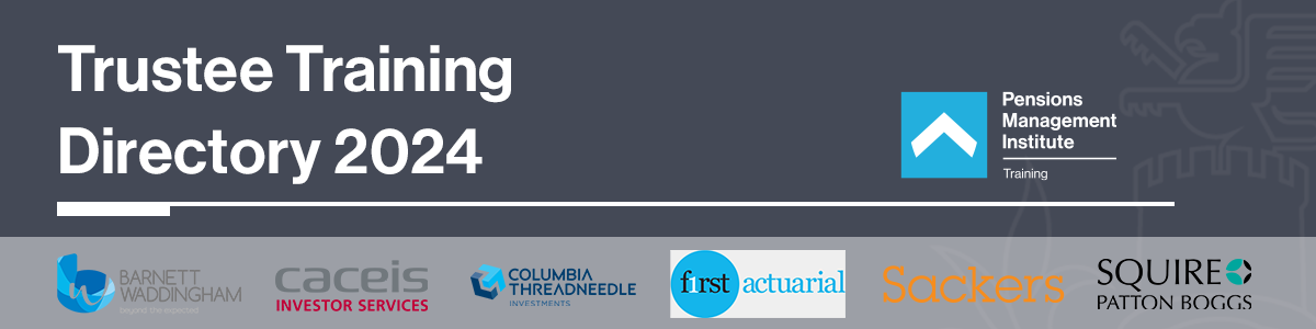 Trustee Training Directory 2024 - The Pensions Management Institute